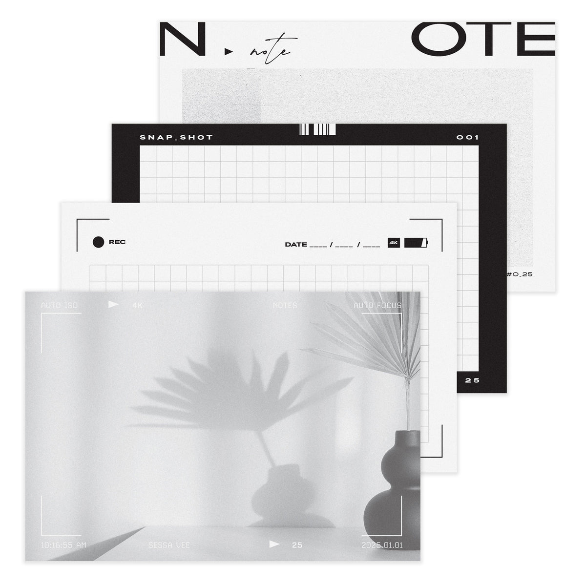 Journal Cards - Film Collection – Sessa Vee